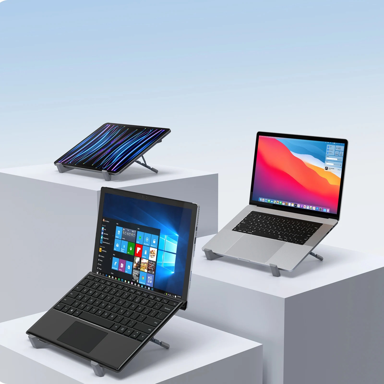 Aluminum Lightweight X Shape Laptop Stand - SplendidGrow