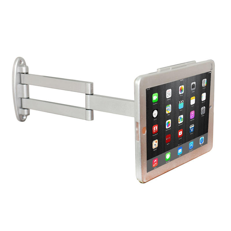 Aluminum Long Arm Retractable Security Wall Mounted Tablet Stand ...