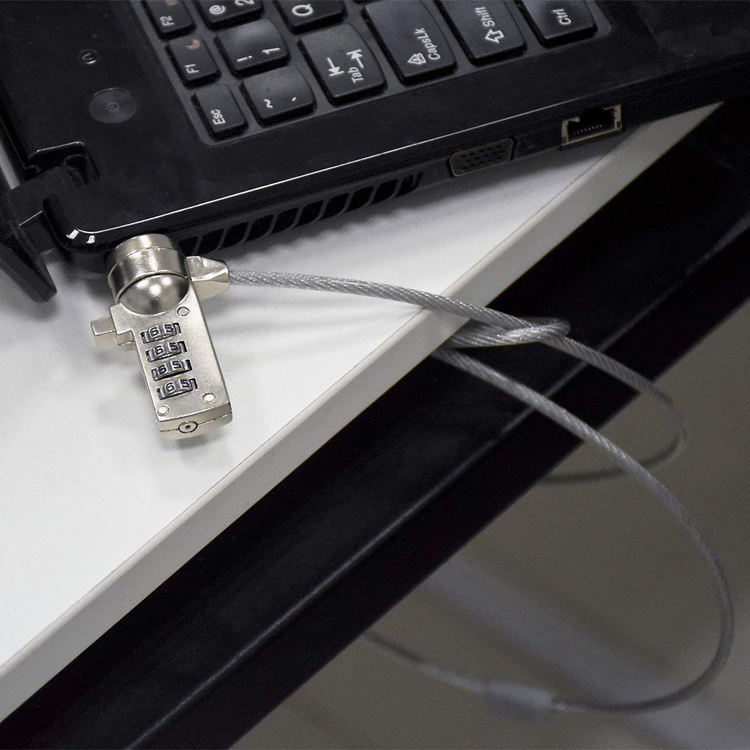 Universal Steel Anti-theft Security Combination Laptop Cable Lock ...